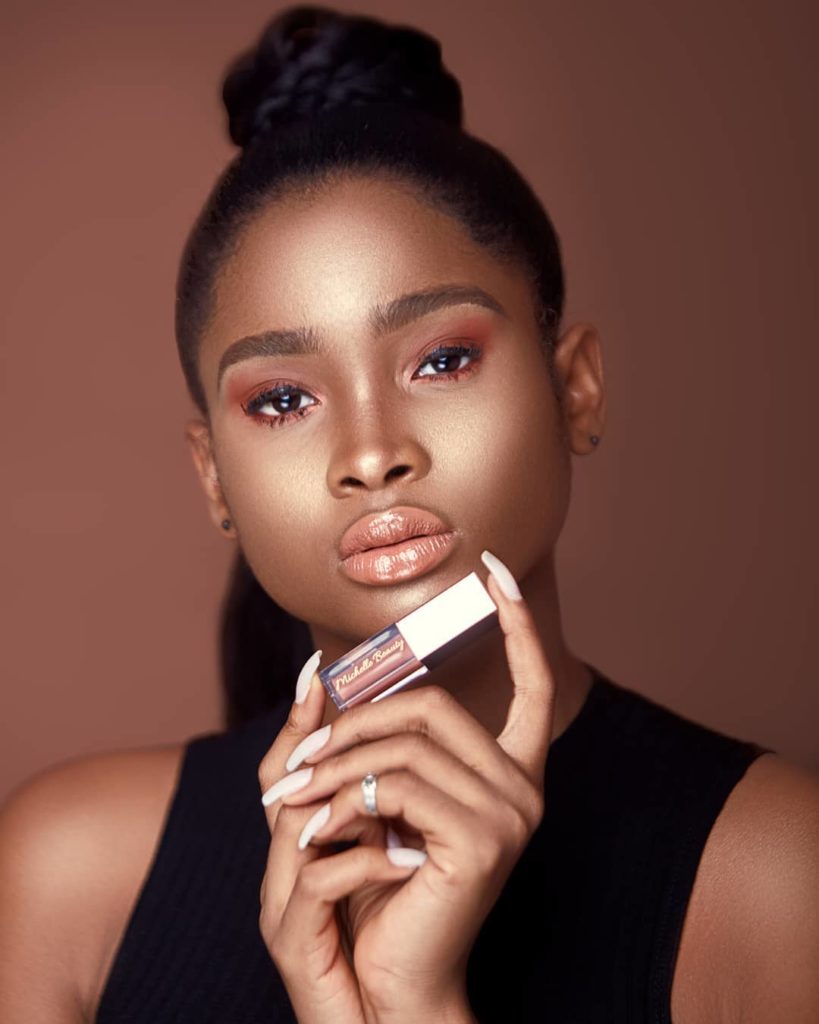 Michelle Gentry stuns in new photos as she promotes her beauty products