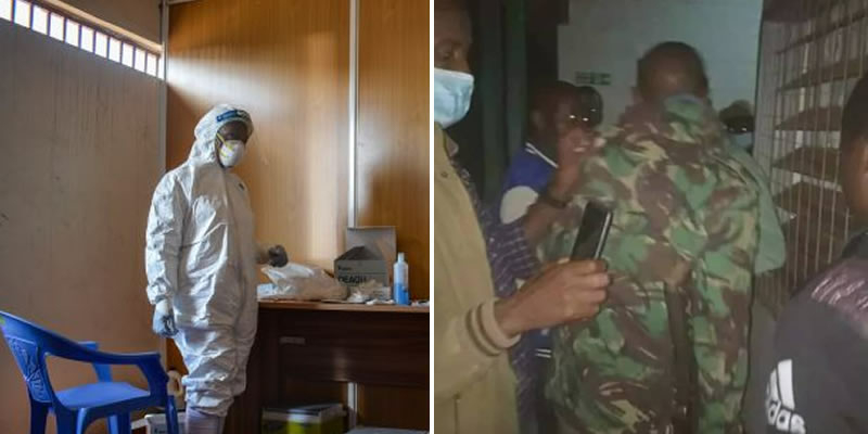 Police officer caught pants down raping COVID-19 patient inside Kenya ...