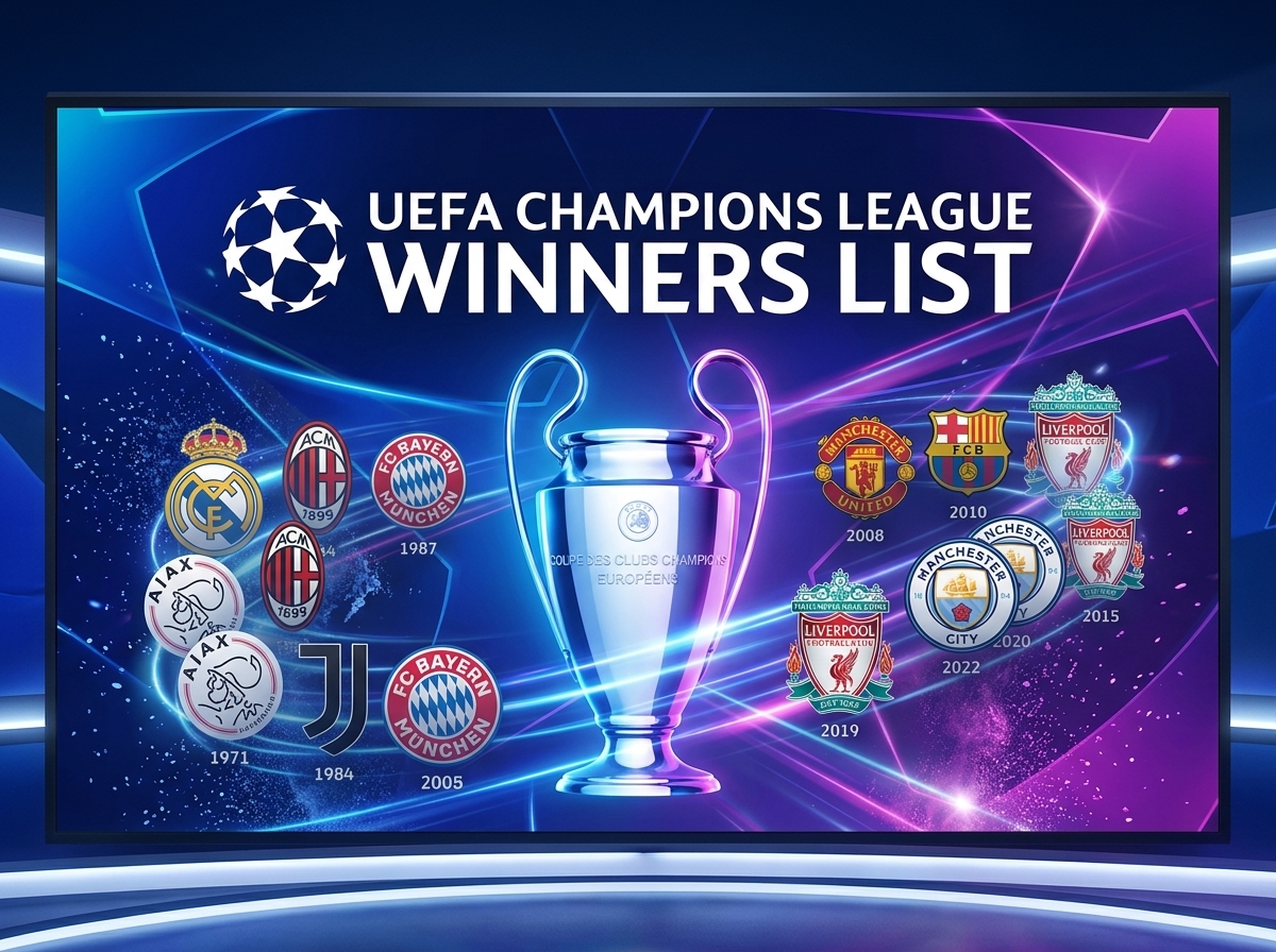 Champions League Winners List: All Champions 1956–2025 with Real Madrid ...