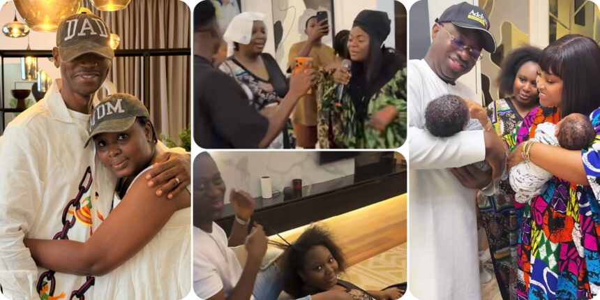 More celebrity visits pour in for The Adedimeji’s as Mercy Aigbe ...