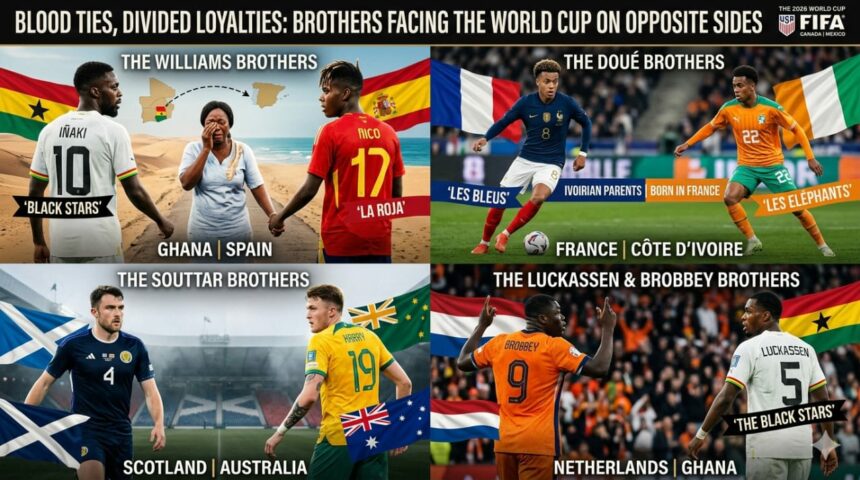 BLOOD TIES, DIVIDED LOYALTIES: The brothers who will face the World Cup ...