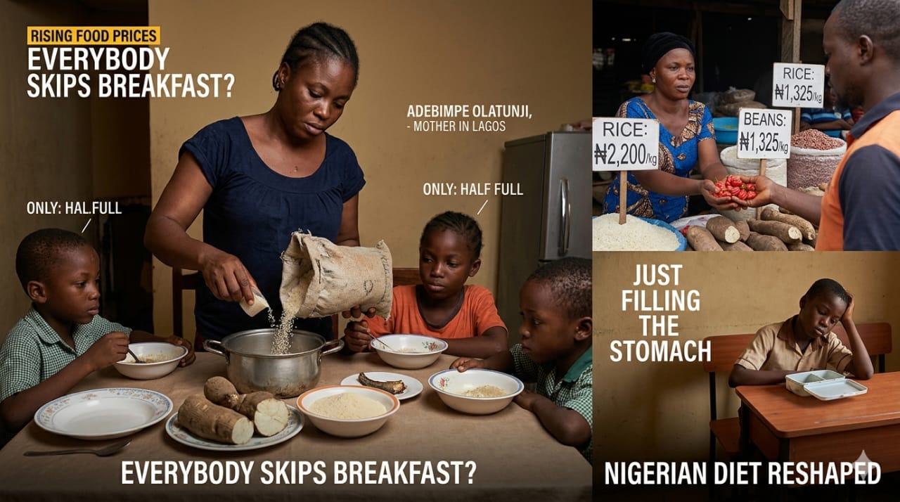 HUNGER IN THE HOME: How rising food prices are reshaping the Nigerian diet